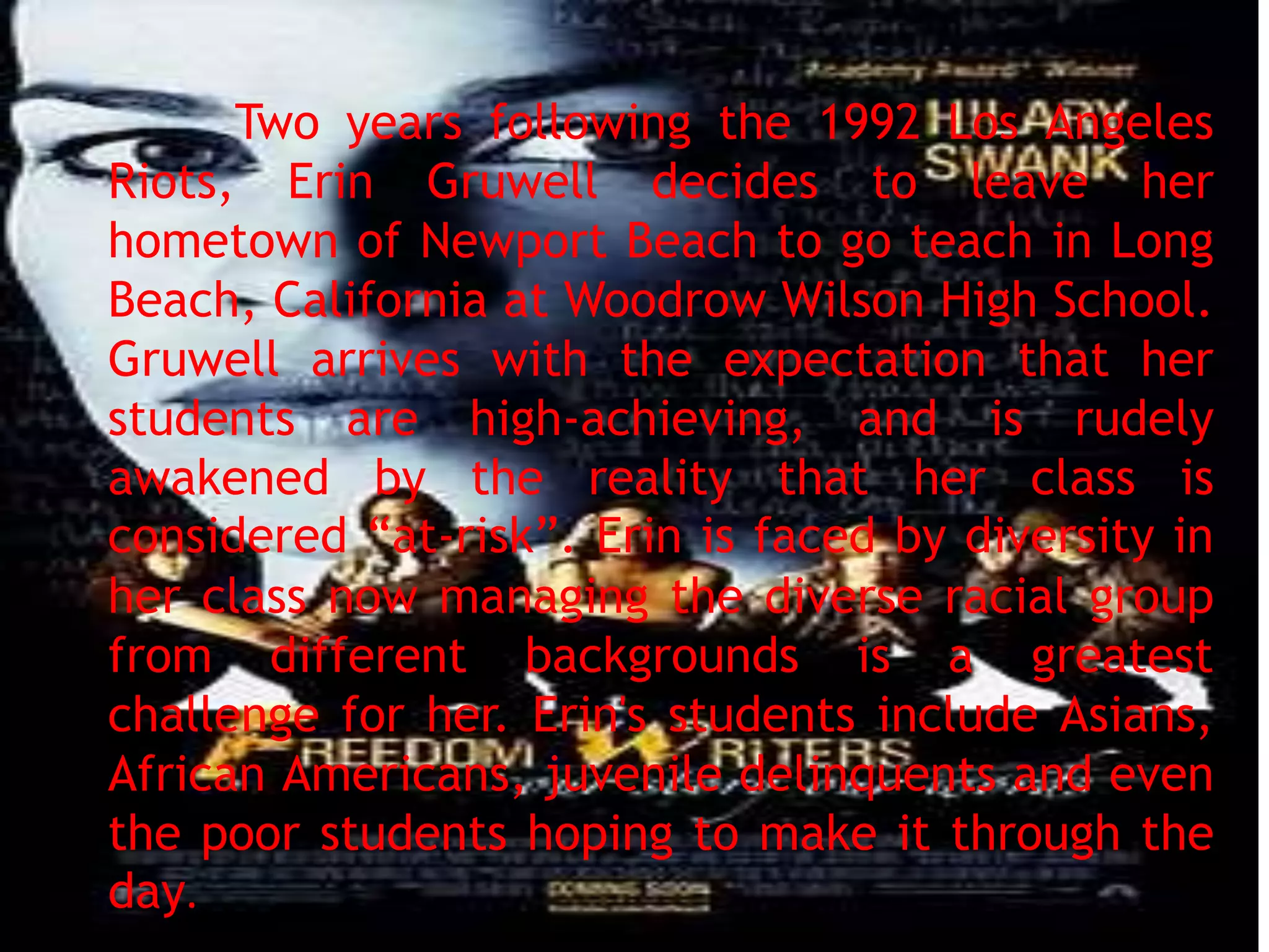 Freedom Writers | PPTX