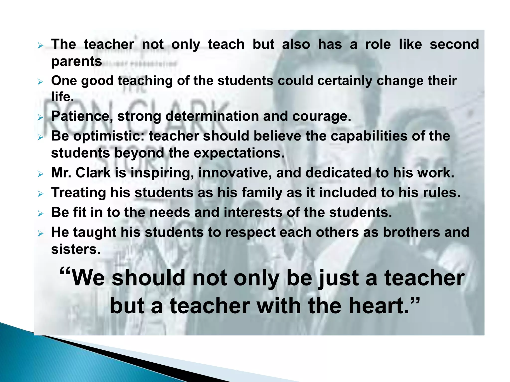 Ron Clark Story | PPTX