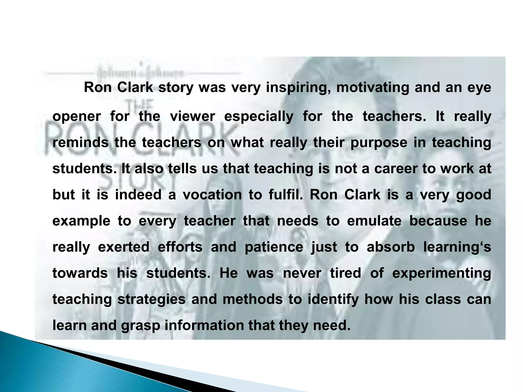 Ron Clark Story | PPTX