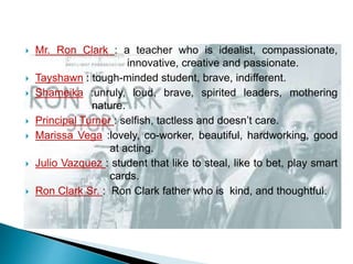 Ron Clark Story | PPTX | Parenting Children Aged 4-11 | Parenting