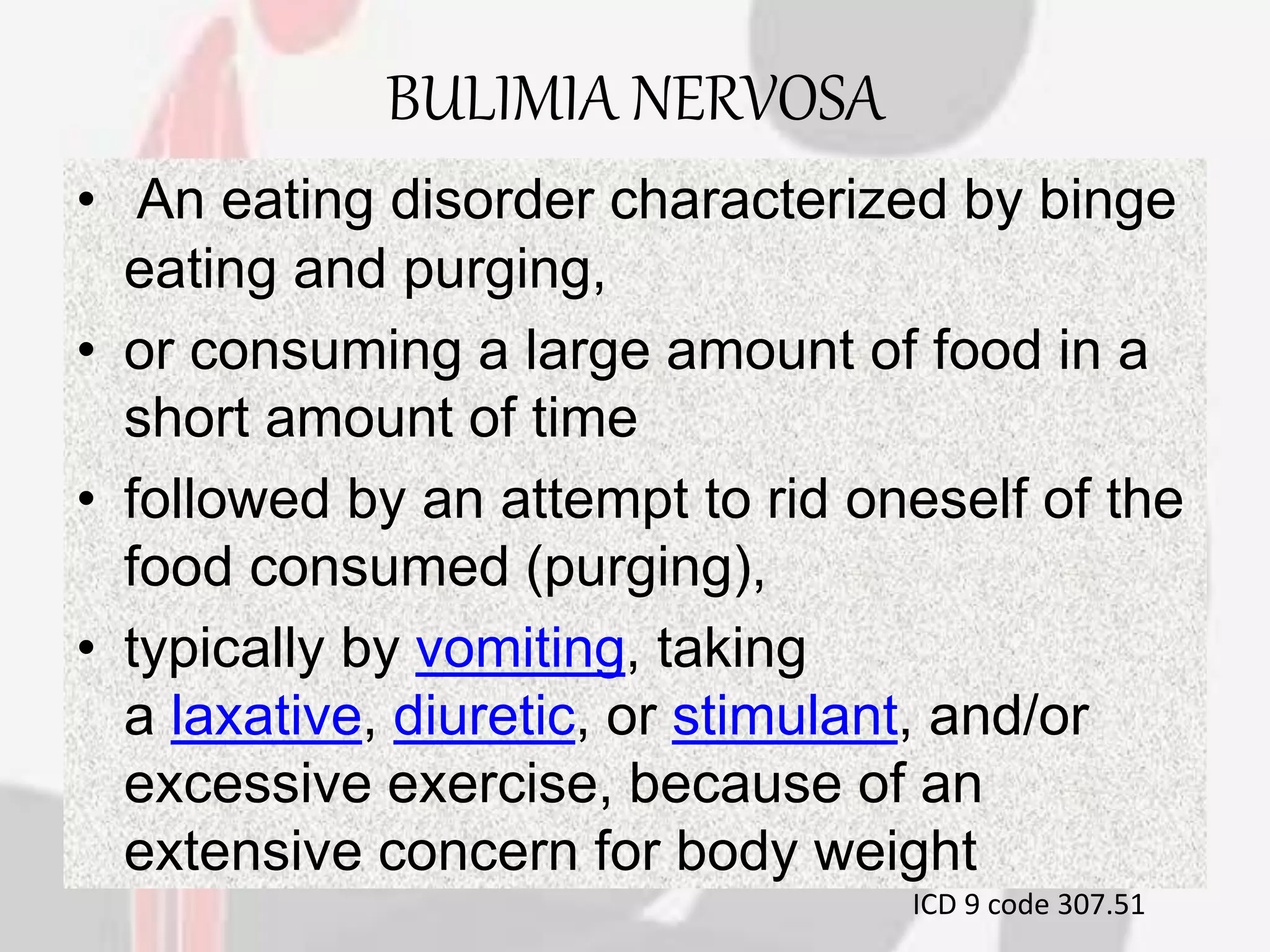 Oral manifestations of eating disorders | PPTX