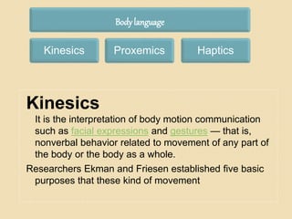 Body language by backstreet Boys | PPT