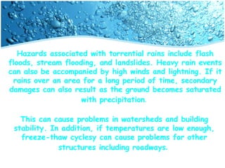Torrential rain Presentation | PPT
