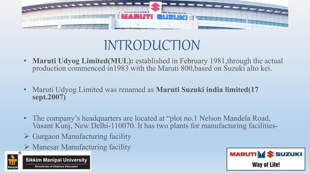 A Study on Employee Motivation and Retention in Maruti Suzuki India Limited | PPTX | Human ...