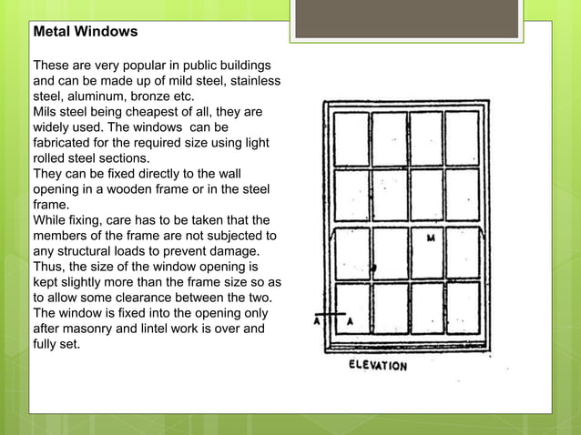 window detail | PPTX