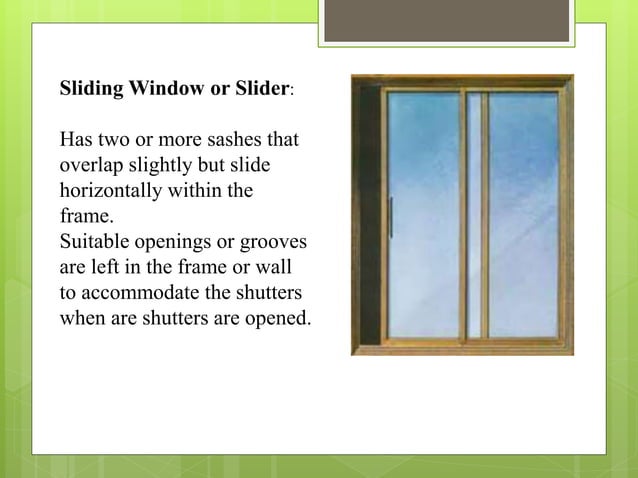 window detail | PPTX