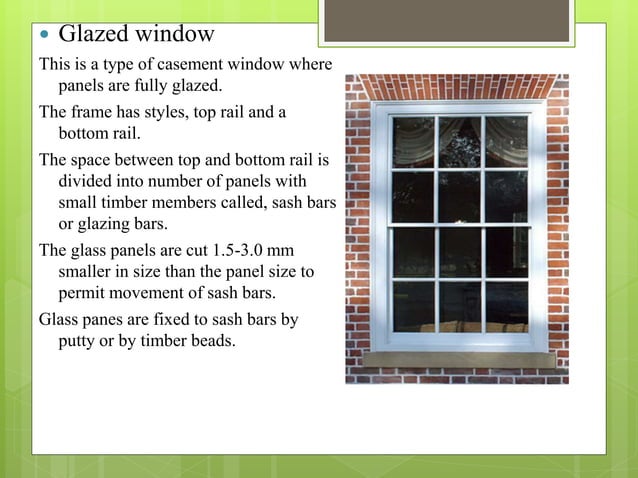 window detail | PPTX