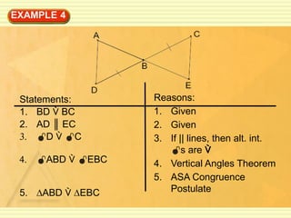 Proving Congruent Triangles using Two Way Table | PPTX