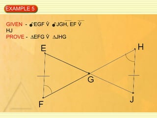 Proving Congruent Triangles using Two Way Table | PPTX