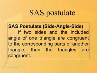 Congruent Triangles | PPTX
