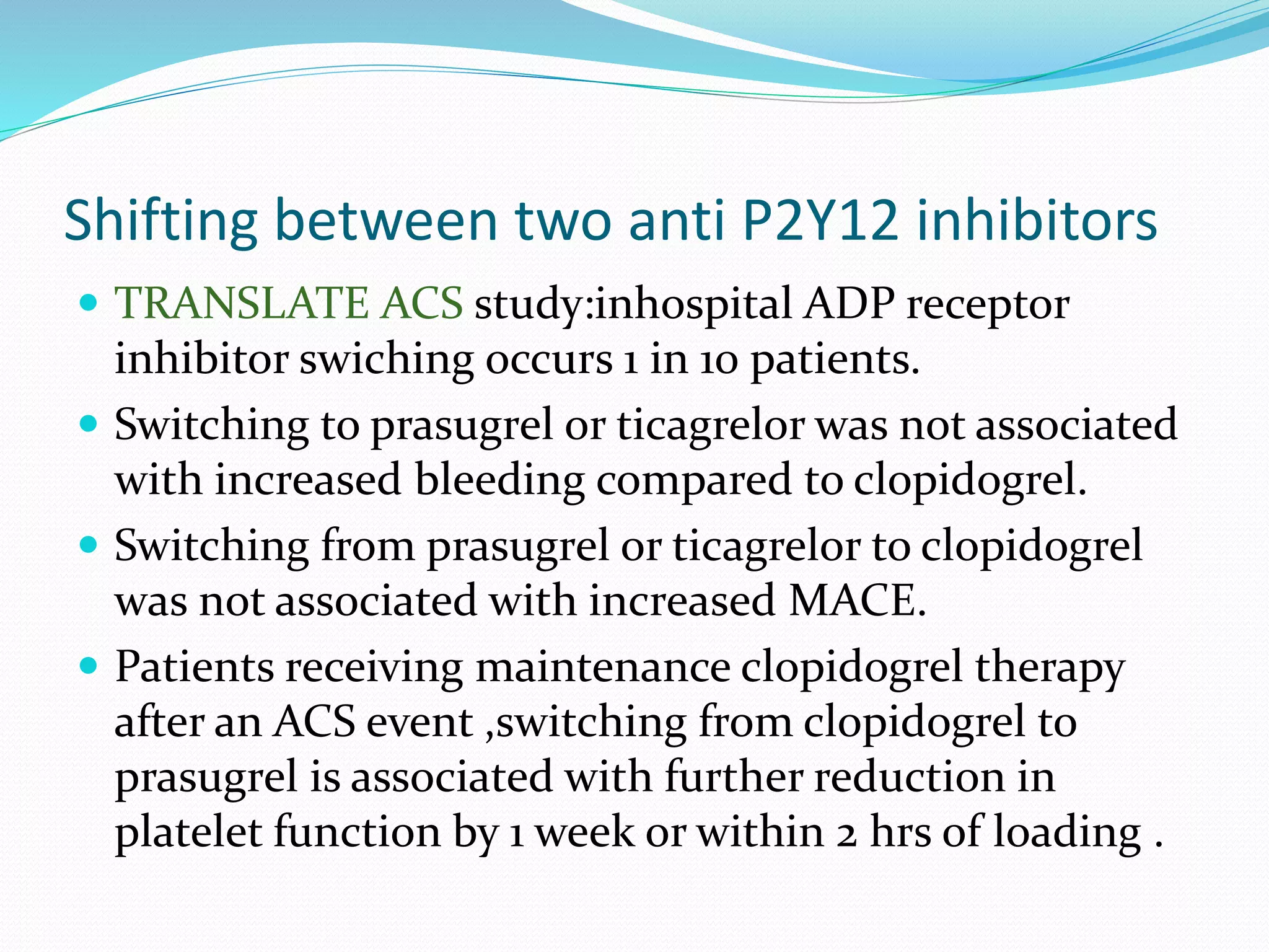dual antiplatelet therapy | PPTX