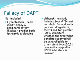 DUAL ANTIPLATELET THERAPY | PPT