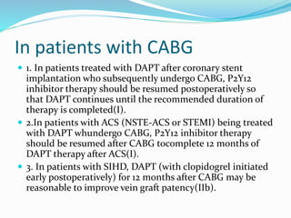 DUAL ANTIPLATELET THERAPY | PPT