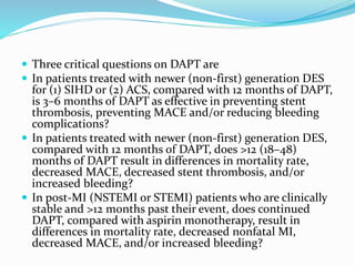 DUAL ANTIPLATELET THERAPY | PPT