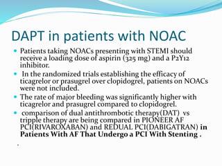 DUAL ANTIPLATELET THERAPY | PPT