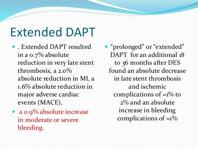 DUAL ANTIPLATELET THERAPY