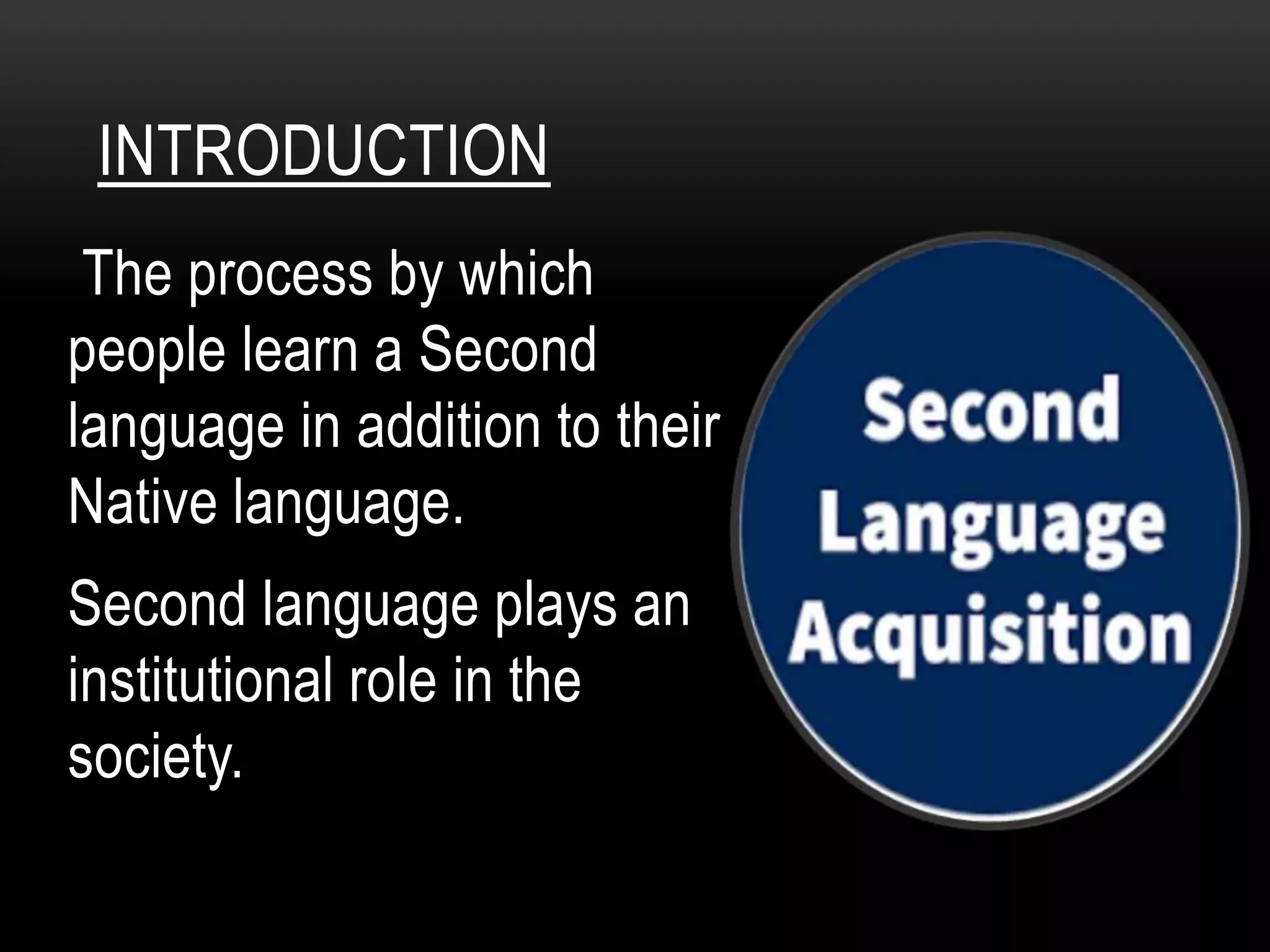 Difference between Acquisition and Learning #ELT1 | PPTX