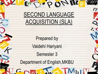 Second Language Acquisition | PPTX