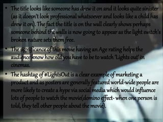 Lights out | PPTX | Media Industry | Industries