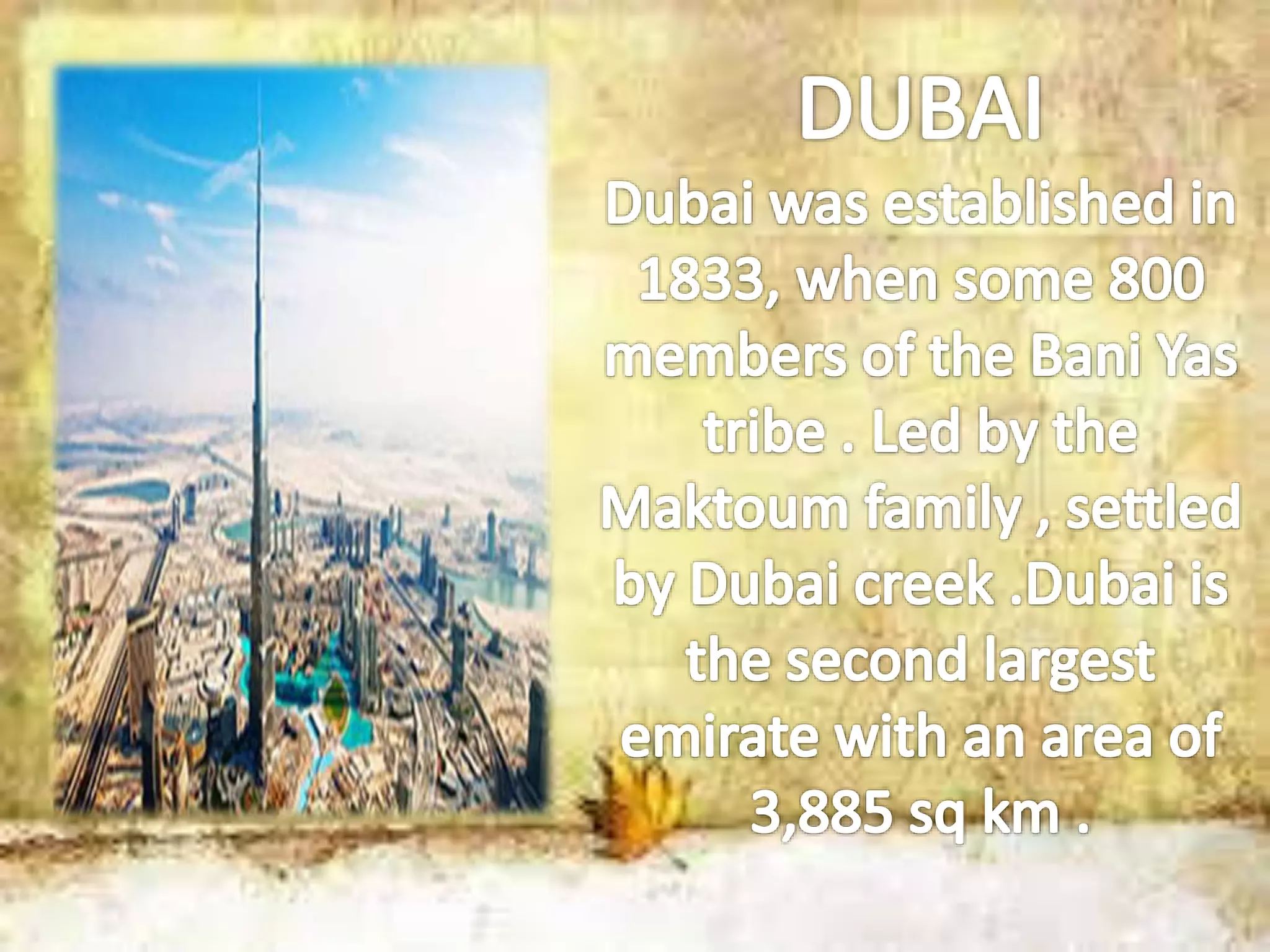 uae powerpoint presentation | PPTX