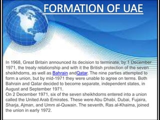uae powerpoint presentation | PPTX