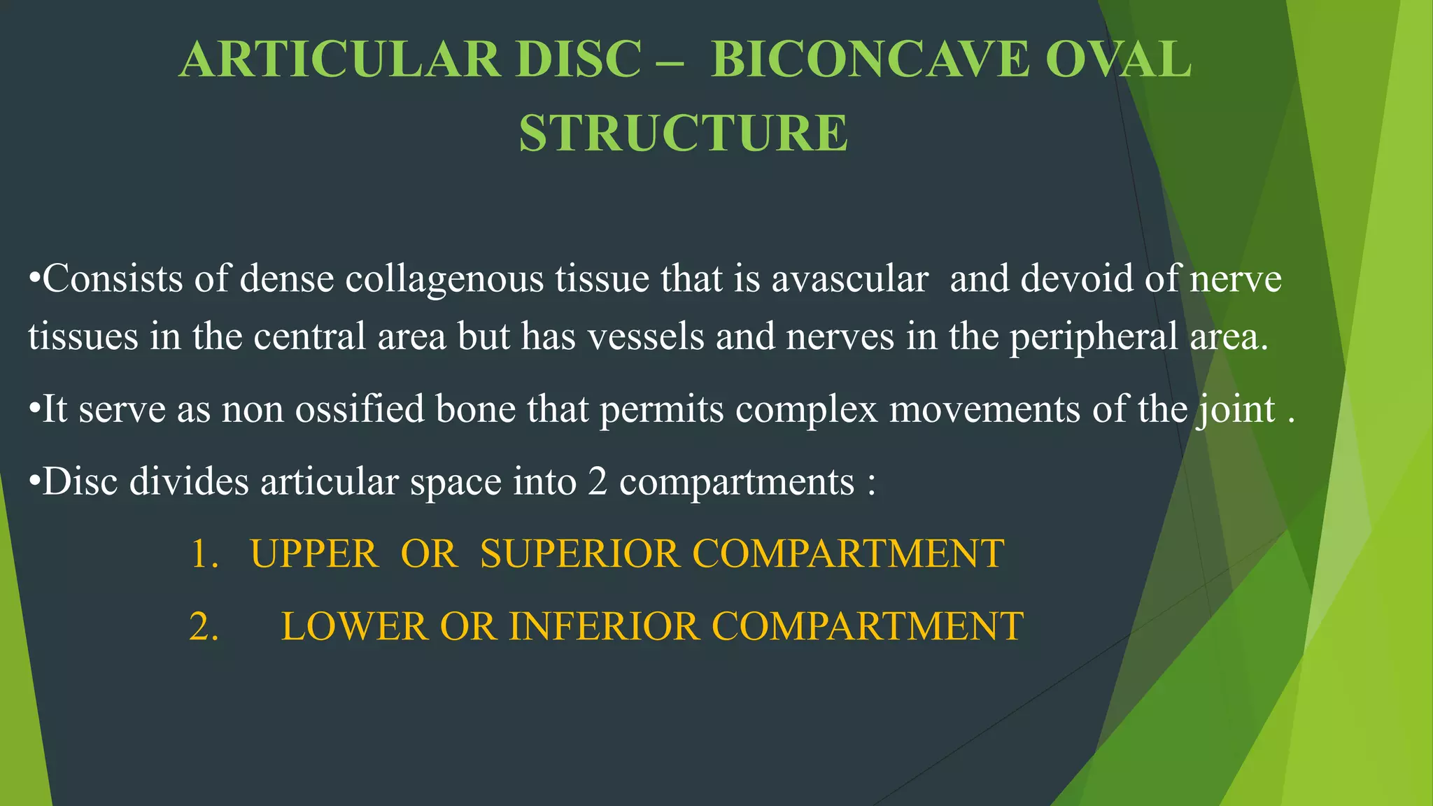 Presentation temporomandibular joint anatomy | PPTX