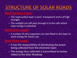 Presentation on Solar Roadways | PPTX