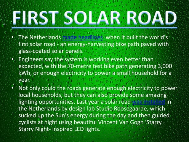 Presentation on Solar Roadways | PPTX