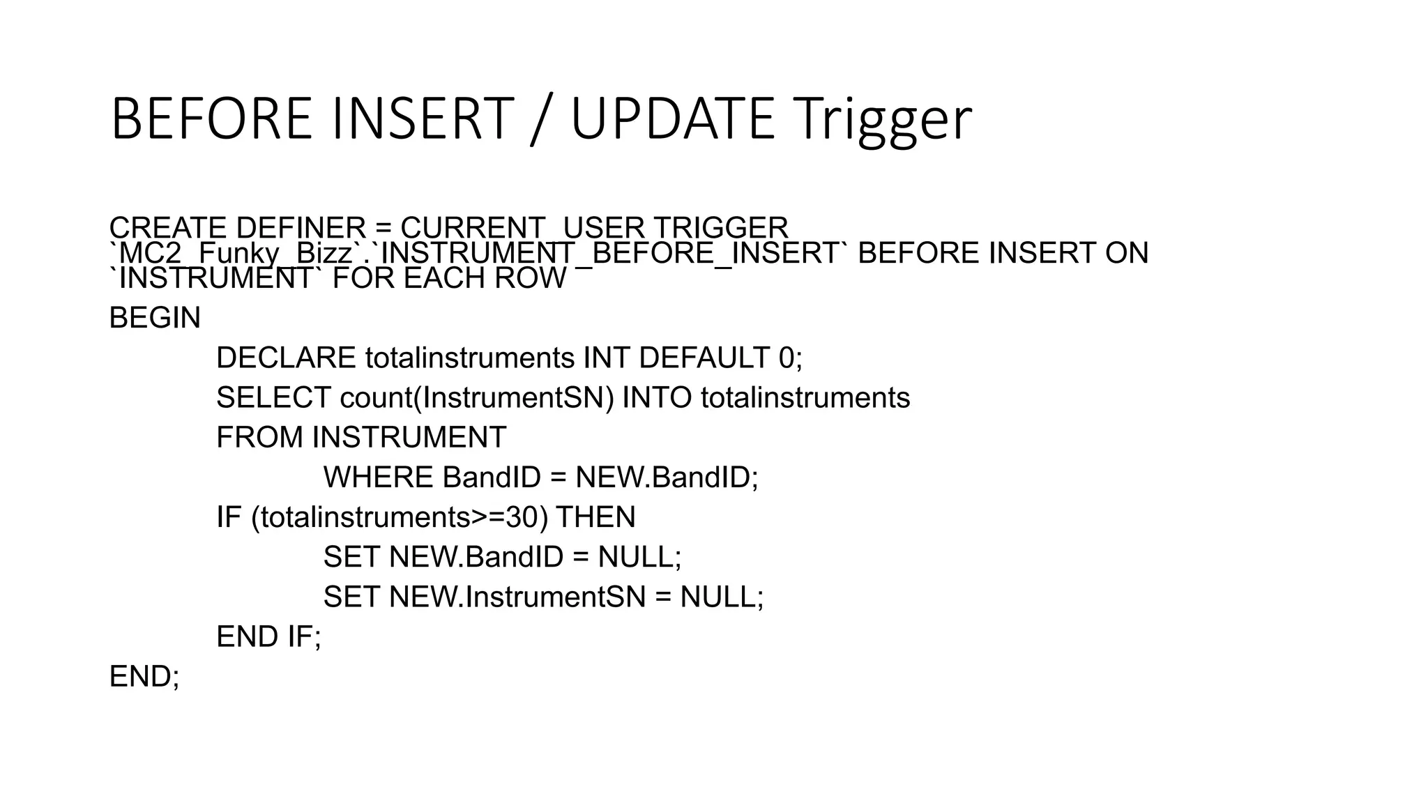 Database Project | PPTX