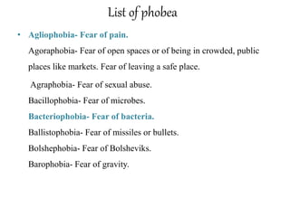 Agliophobia