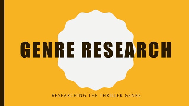 Genre Research | PPT