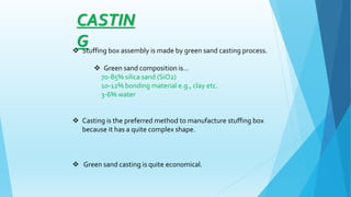 Manufacturing of Stuffing box | PPTX
