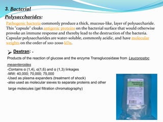 Presentation on polysaccharides | PPTX | Chemistry | Science
