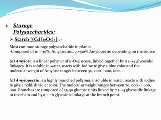 Presentation on polysaccharides | PPTX