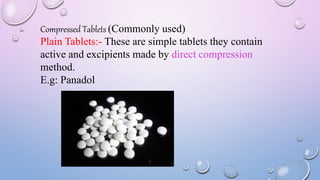 Pharmaceutics and Tablet | PPTX