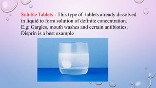 Pharmaceutics and Tablet | PPTX