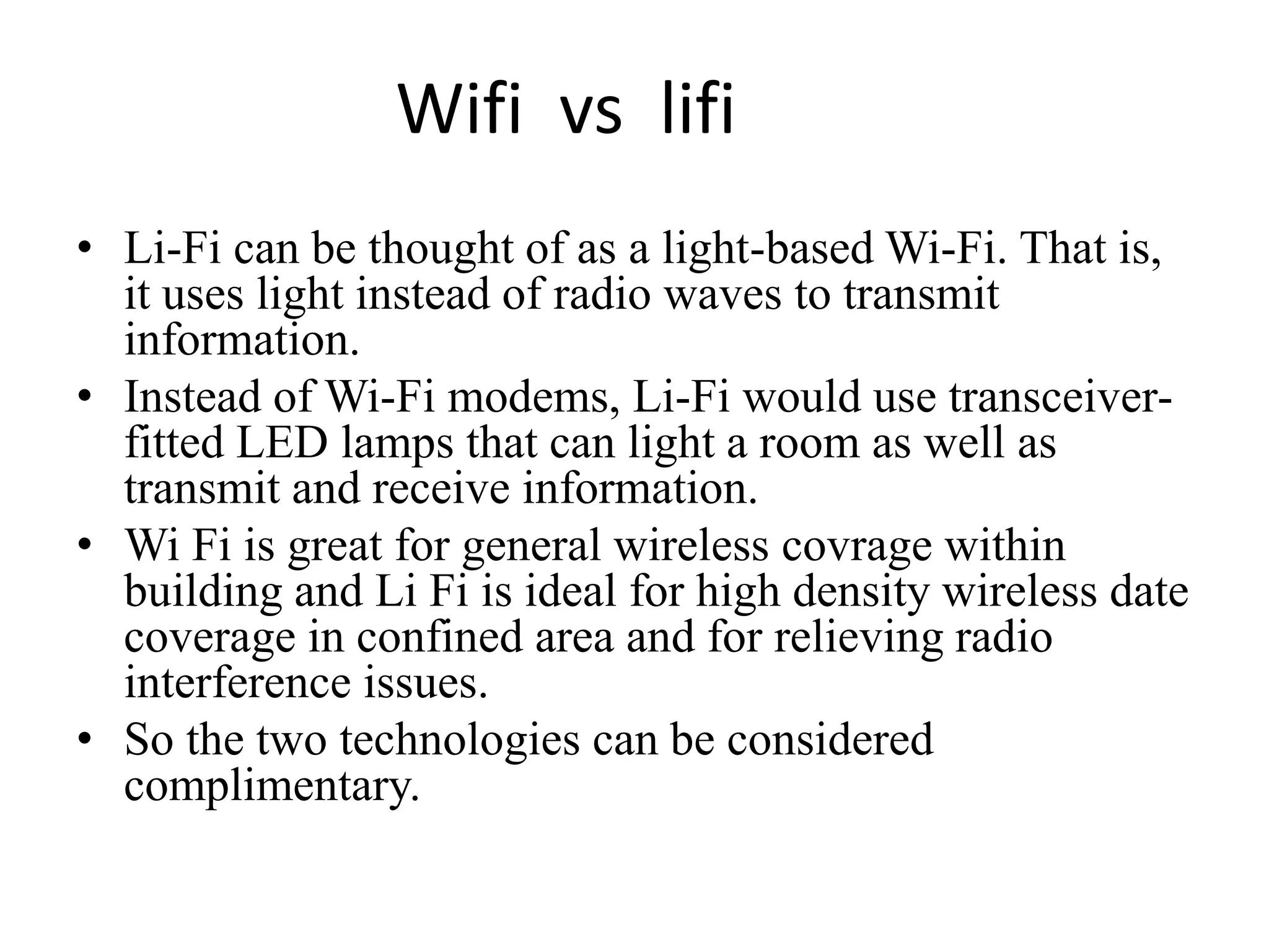 LI FI TECHNOLOGY | PPTX