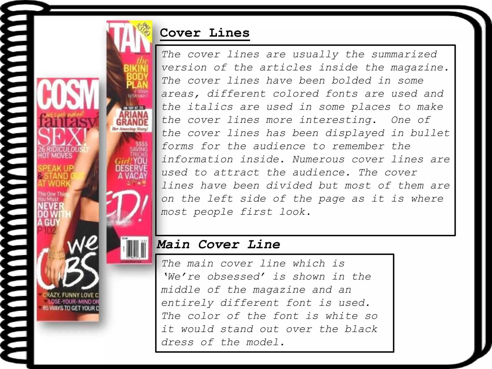 Magazine Cover Analysis | PPT