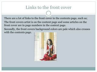 Contents page analysis 2 | PPTX