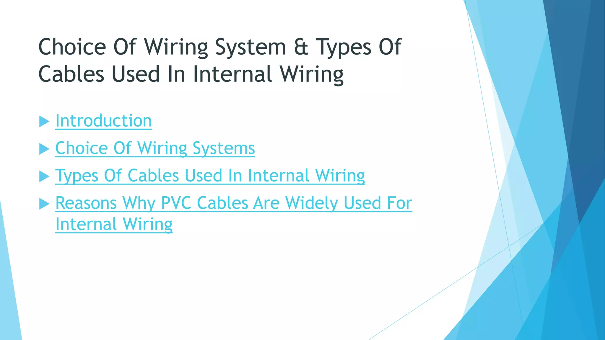 Electrical wiring | PPTX