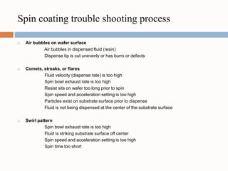 Presentation: Design & fabrication of a low cost Spin Coater | PPTX