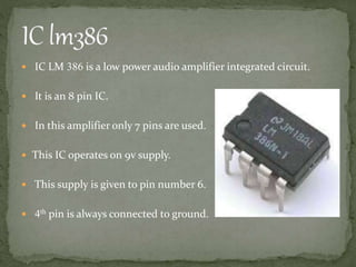 Audio Amplifier | PPTX