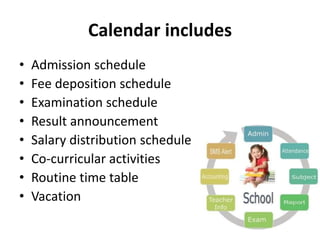 Yearly School Calendar | PPT