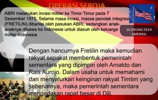 INTEGRASI TIMOR TIMUR | PPTX