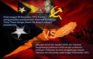 INTEGRASI TIMOR TIMUR | PPTX