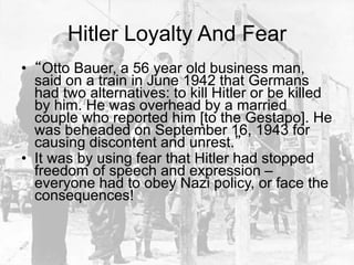 Hitler's Regime | PPTX | Political Issues & policy | Politics