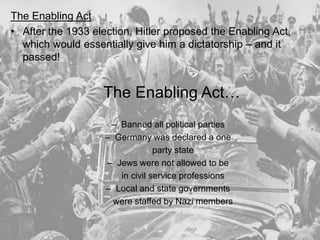 Hitler's Regime | PPTX | Political Issues & policy | Politics