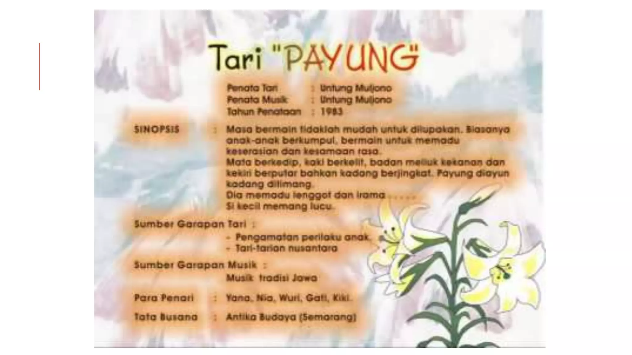 tari tradisional nusantara | PPTX