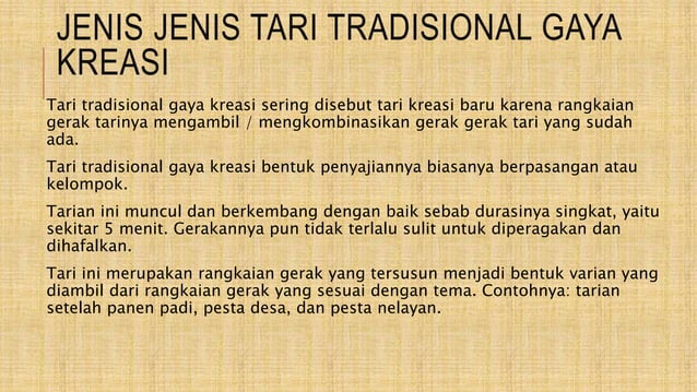 tari tradisional nusantara | PPTX