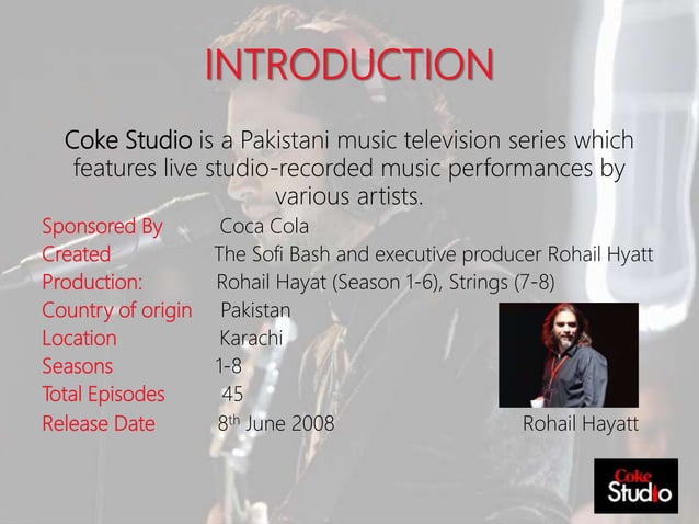 Coke Studio - Pakistan | PPTX | World/International Music | Music